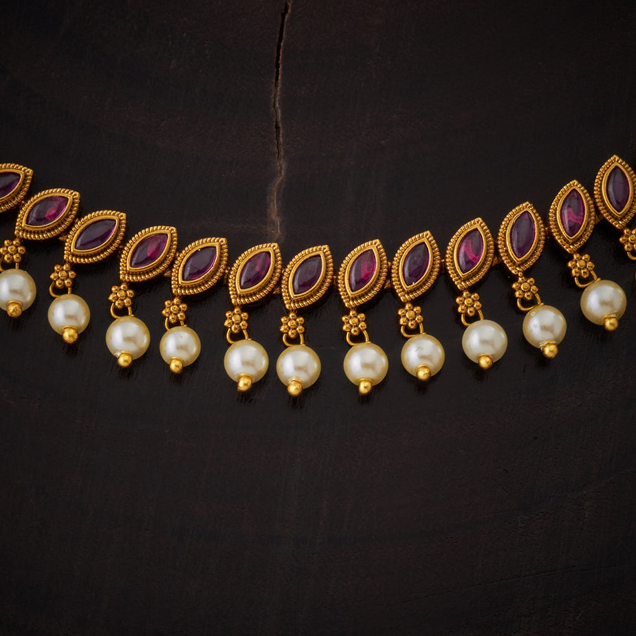 Short Gold Necklaces USA | Stylish Short Necklaces & Chains – Kushal's ...