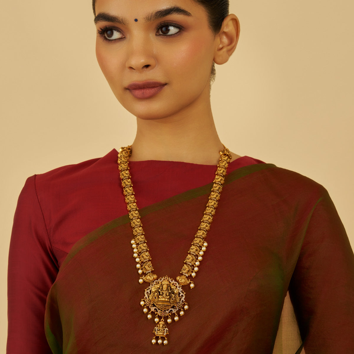 Antique Necklace 174402 – Kushal's Fashion Jewellery